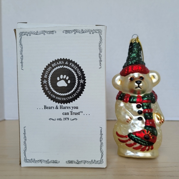 Boyds Bears | Holiday | Boyds Bears The Glass Smith Collection Holiday ...
